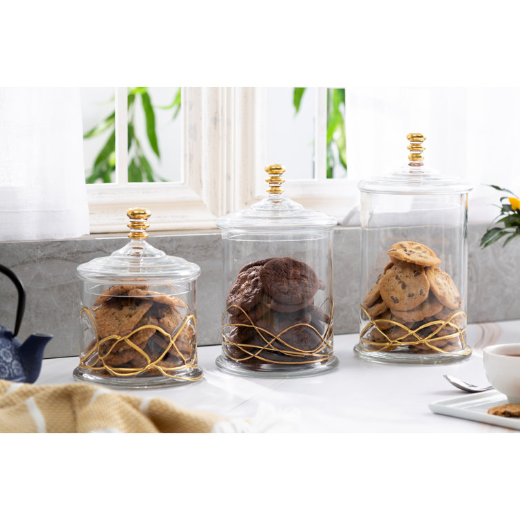 Rosdorf Park 3 Piece Cookie Jar Set And Reviews Wayfairca